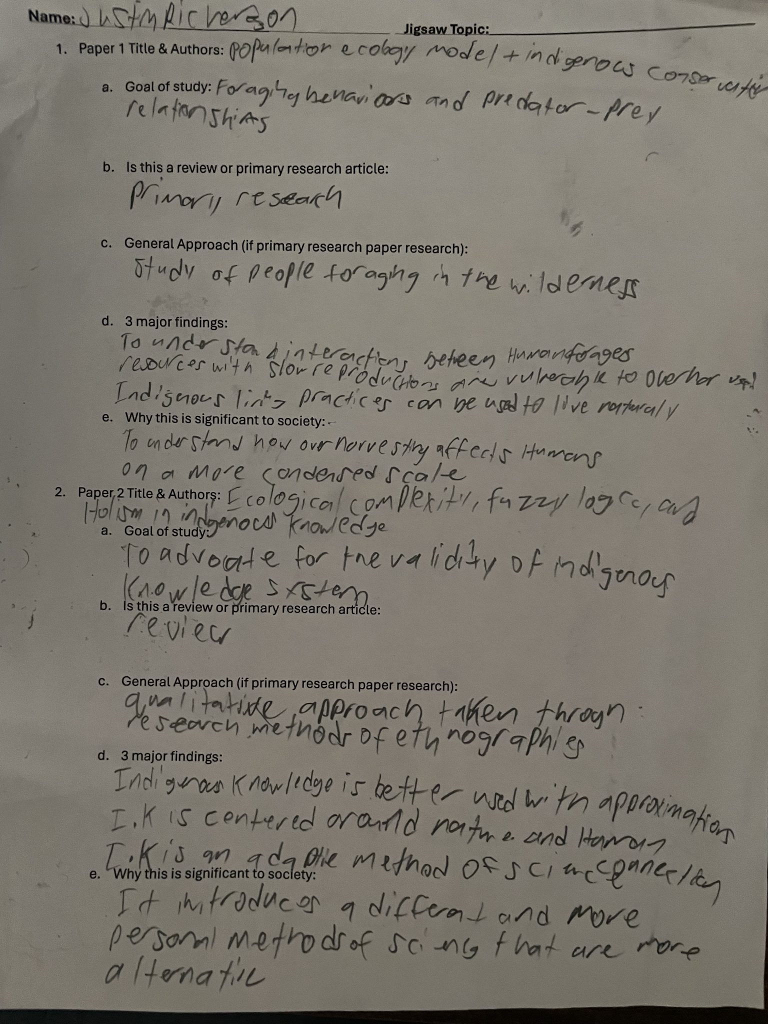 Goal Grade – Justin Richerson